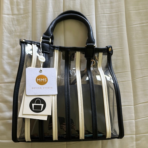 MMS Design Studio | Bags | Mms Design Studio Navy And Cream Womens Bag ...